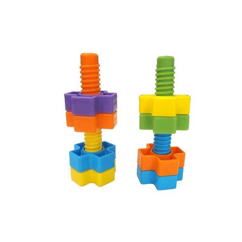 Plastic Screw Insert Building Blocks, Raas Nut and Bolt Interlocking ...