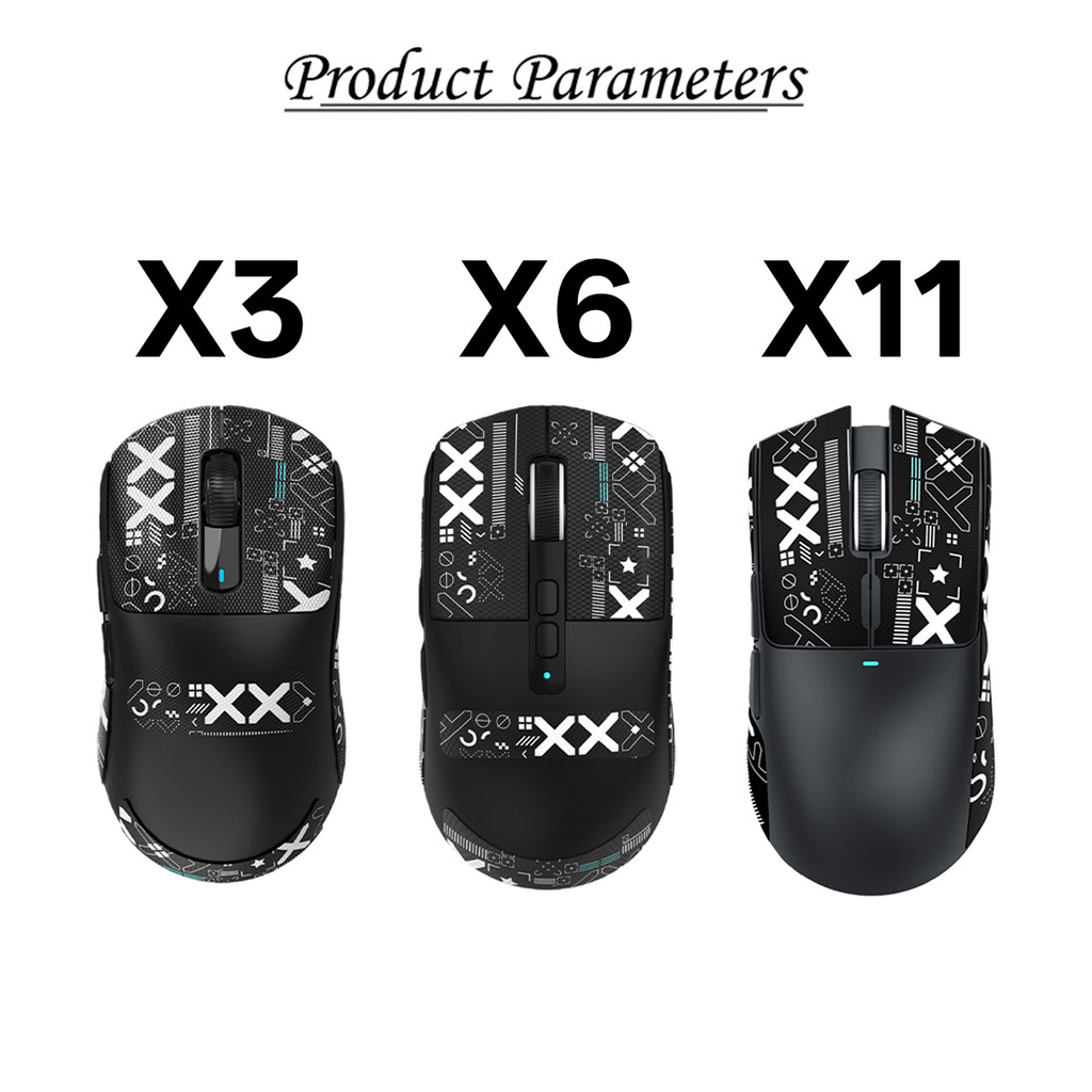 Professional Grip Tape Set for Attack Shark X3 X6 X11 Gaming Mouse Anti ...