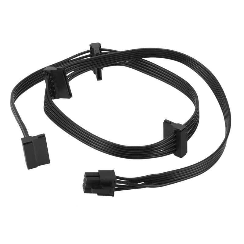 Pcie 6Pin Male To 4 SATA Power Supply Cable For Seasonic Focus+/ Mk3 ...