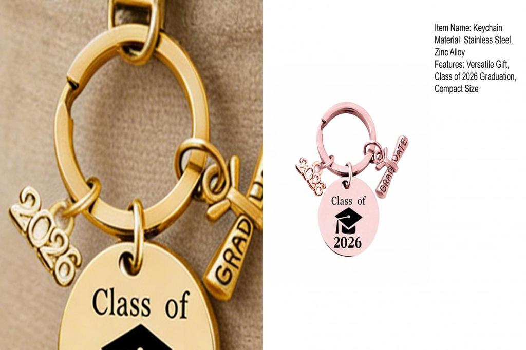 MIC_ Graduation Keychain 2026 Class of 2026 Celebration Accessory Class ...