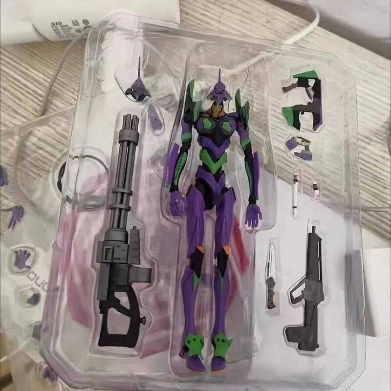 Evangelion EVA Unit 1 Articulated Action Figure Purple Mantis Assembly ...