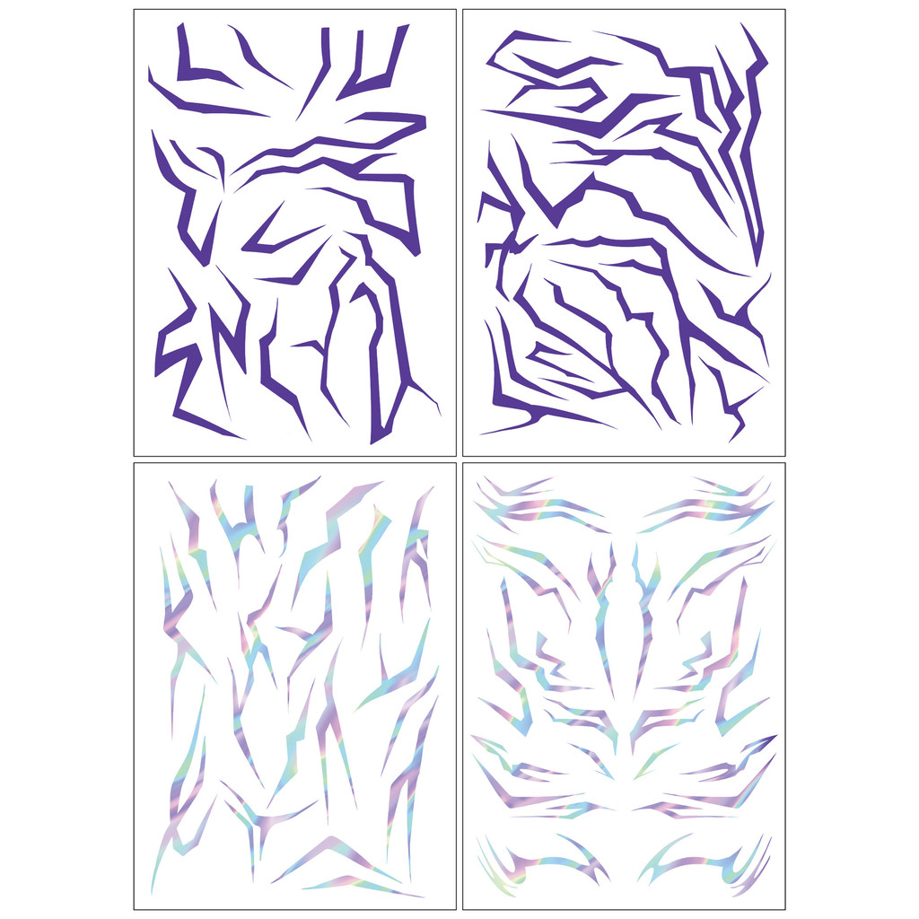Witch Hunter Group Tattoo Stickers Rumii Cosplay Lightning Demon Hunter ...