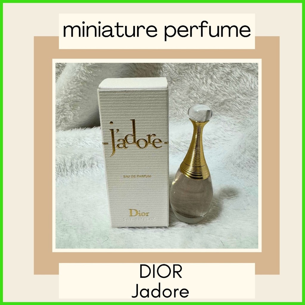 DIOR Jadore (AUTHENTIC MINIATURE (MINI) PERFUME/TRAVEL SIZE PERFUME ...