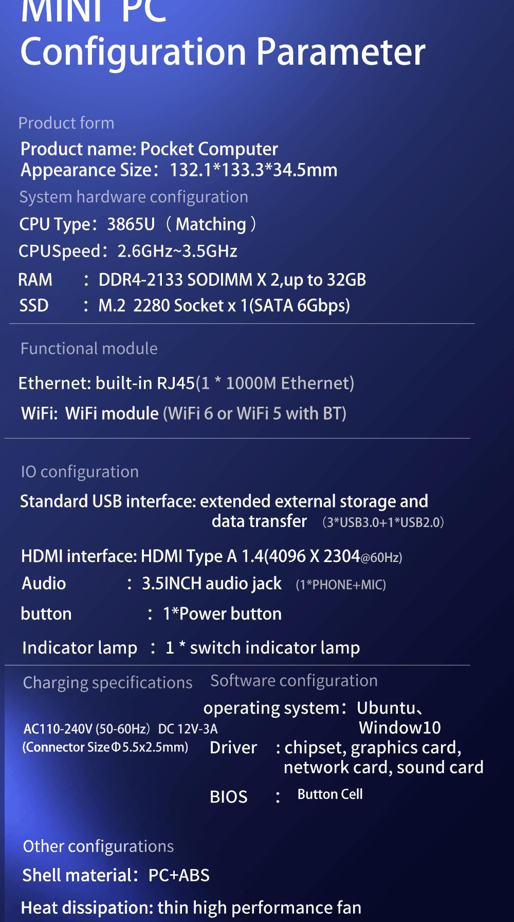 SZBOX Z38 3865U Mini PC | Shopee Philippines