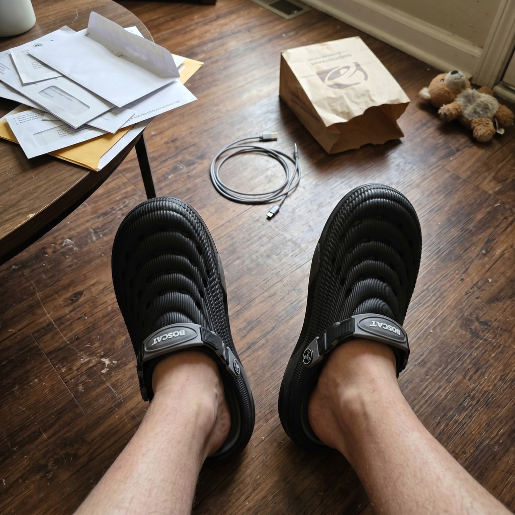 HIPPO SPACE men's and women's dual-use non-slip closed-toe slippers ...