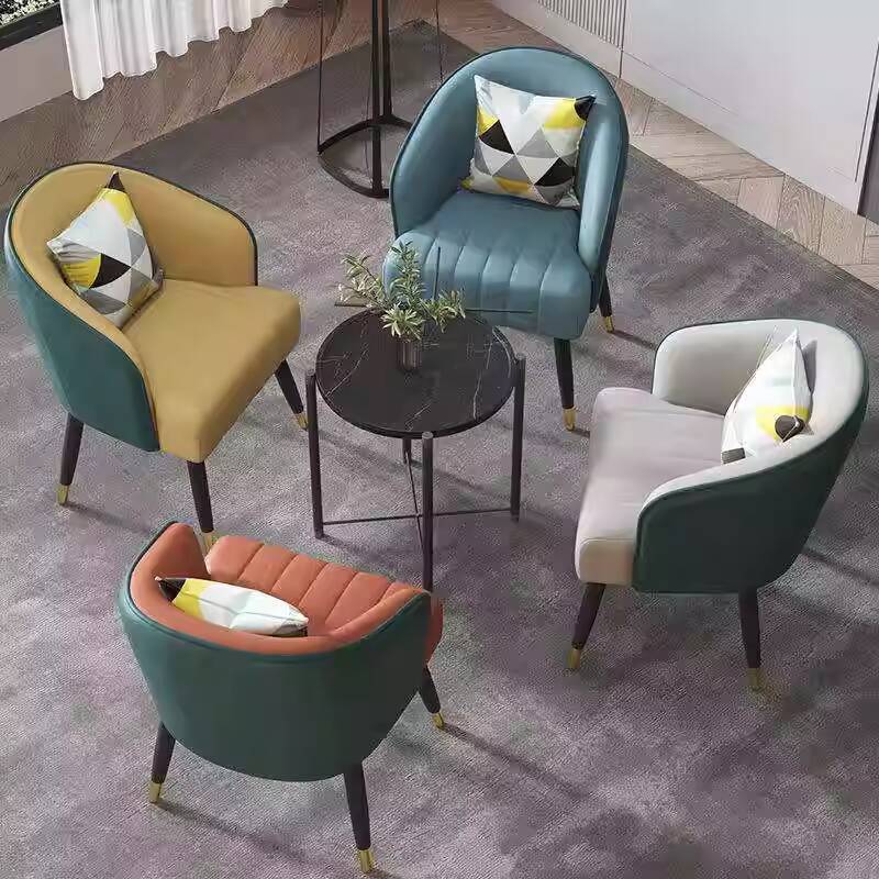 Business Negotiation Coffee Table Set Modern Light Reception Rest Area ...