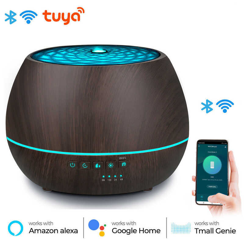 Tuya Wifi Humidifier Ml Essential Aroma Oil Diffuser Smart Home ...
