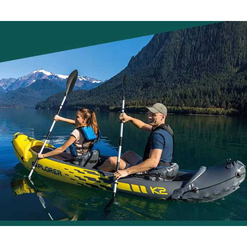 Intex Boat China 2-Person Inflatable Pedal Kayak | Shopee Philippines