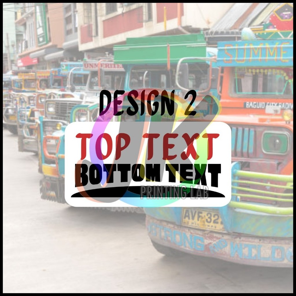 jeepney signs - Best Prices and Online Promos - May 2026 | Shopee ...