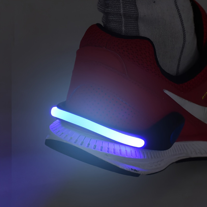 Night Cycling Running Visibility LED Safety Shoe Clip Light - 70Hr ...