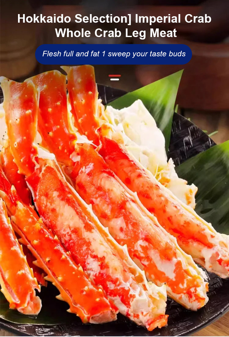 Cooked Food Selection Imperial Crab and Willow Whole Leg Meat Hand Torn ...