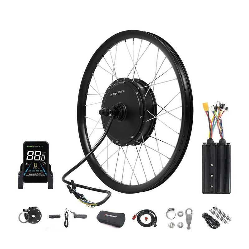GreenPedel 3000W Electric Bike Conversion Kit New Design 72V Rear Hub ...