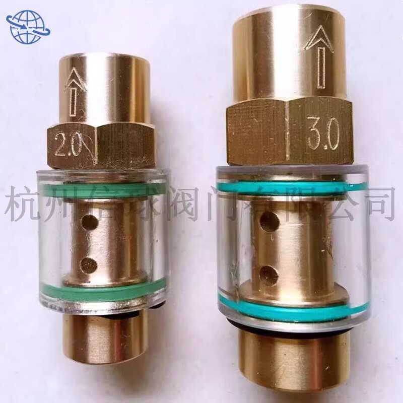 Screw Machine Dedicated Visual Oil Return Valve/Air Compressor Valve ...