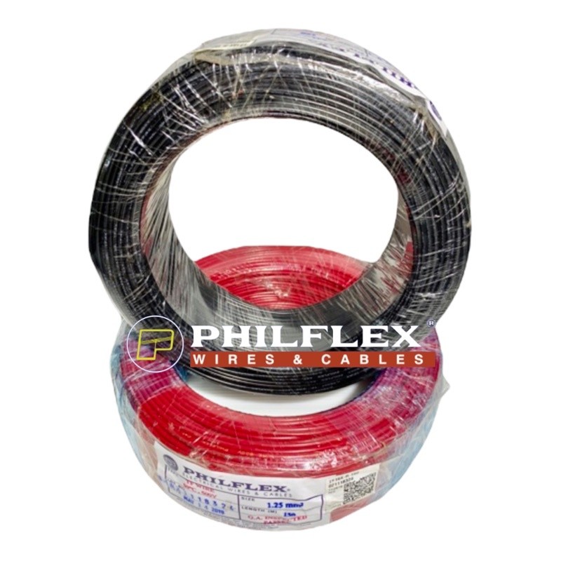 PHILFLEX TF WIRE AWG:16 & 18 | Stranded 150m| SK Electrical | Shopee ...