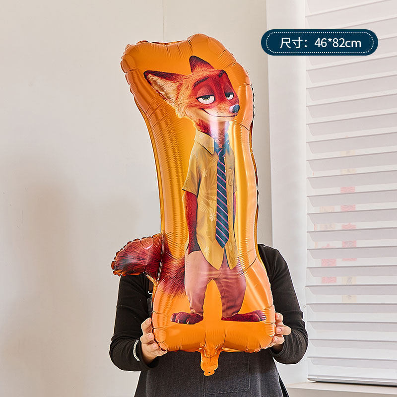 Zootopia 2 Judy Hopps Nick Wilde Nibbles Maplestick Cartoon Foil ...