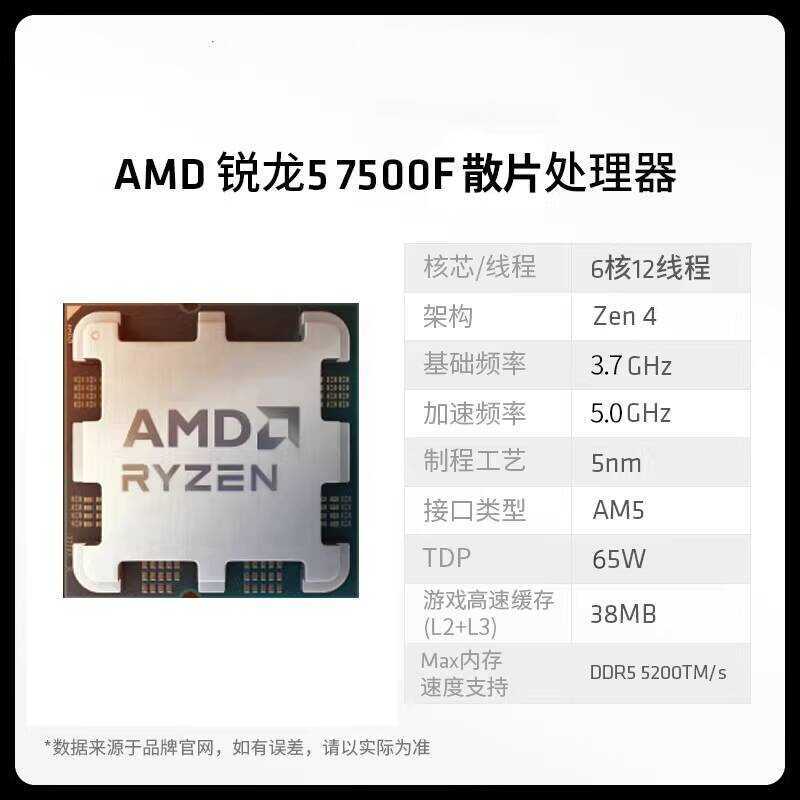 AMD Ryzen 5 5600X 5600 7500F 9600X 9700X Original Box CPU Processor ...