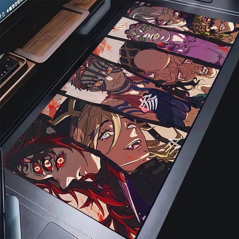 Anime Ghost Mousepad Laptop Demon Slayer Keyboard Rug PC Kokushibo ...