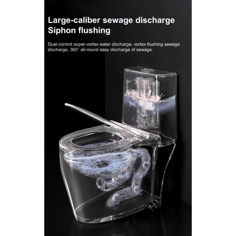 Luxury Siphon Arabic Bathroom Sanitary Ware WC Integrated Ceramic ...