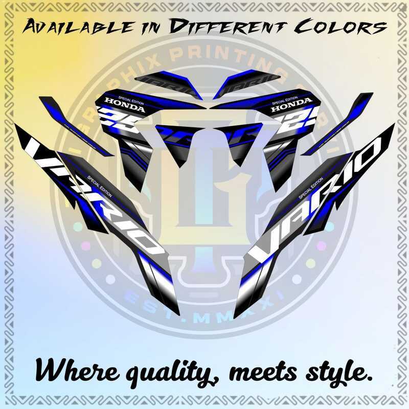 CLICK 125 V3 Malaysian Decals Pilihan Warna Vario With Freebies ...