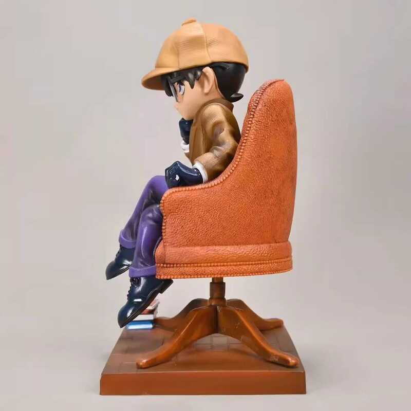 GK Sherlock Holmes Sitting Conan Standing Haibara Ai Model Boxed Figure ...