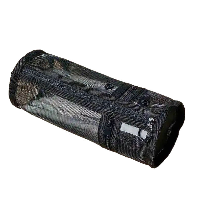 Mesh Dual-use Makeup Brush Bag Portable Large Capacity Brush Bucket ...