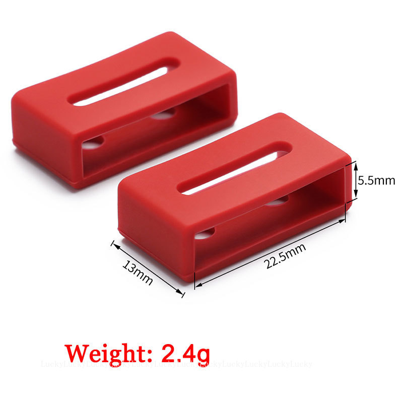 2/4pcs Silicone Watch Band Ring Bracelet Holder Locker for Casio Rubber ...