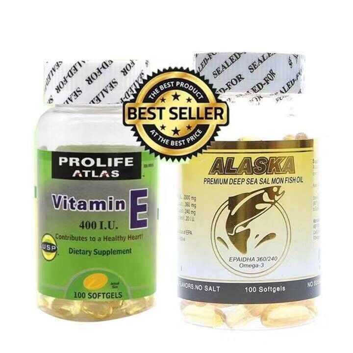 Meet 2 In 1 Authentic! 2000Mg Alaska Premium Deep Sea Salmon Fish Oil ...