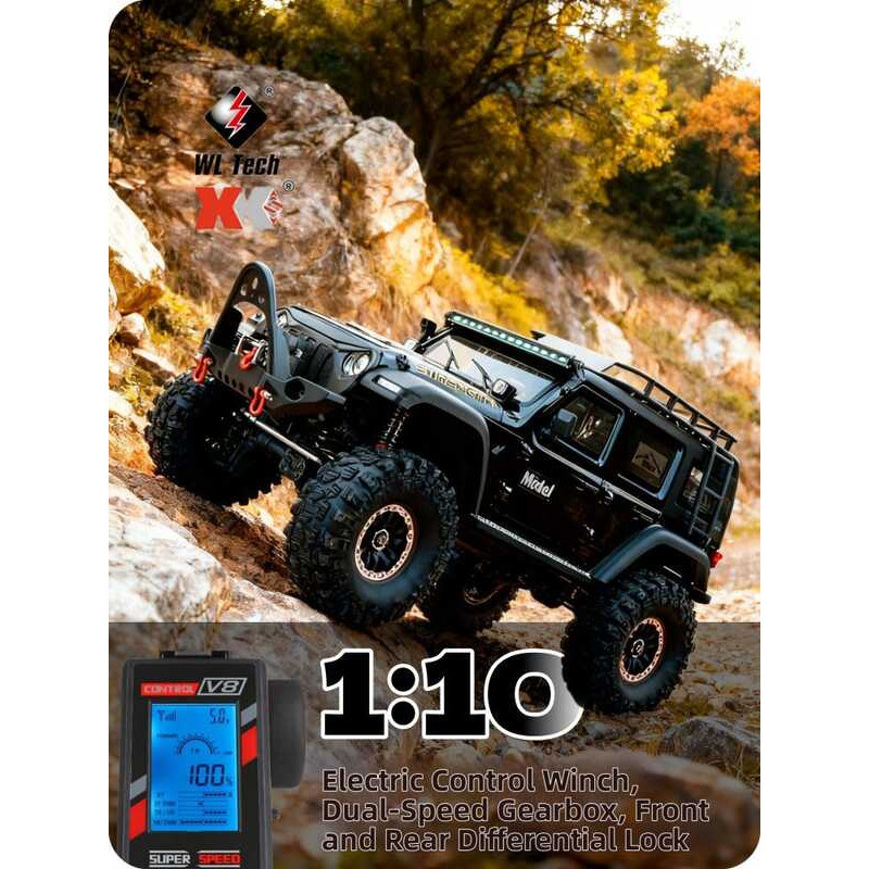 Climbing RC Off-road Car 4WD 1/10 Ratio | Shopee Philippines