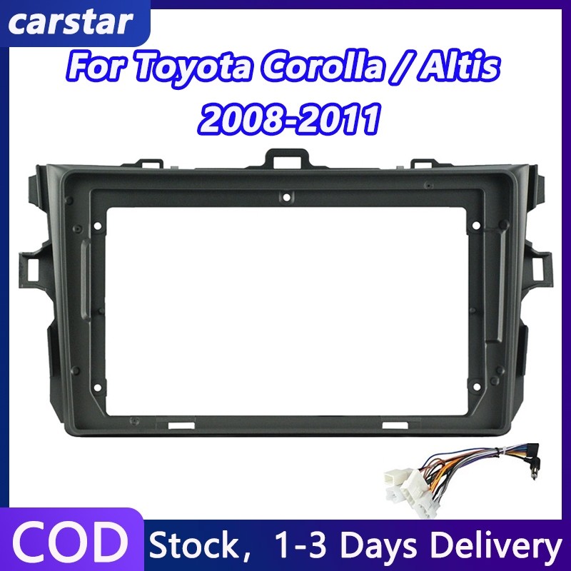 Car Radio Fascia For Toyota Corolla Altis 2008-2011 9 Inch Android Head ...