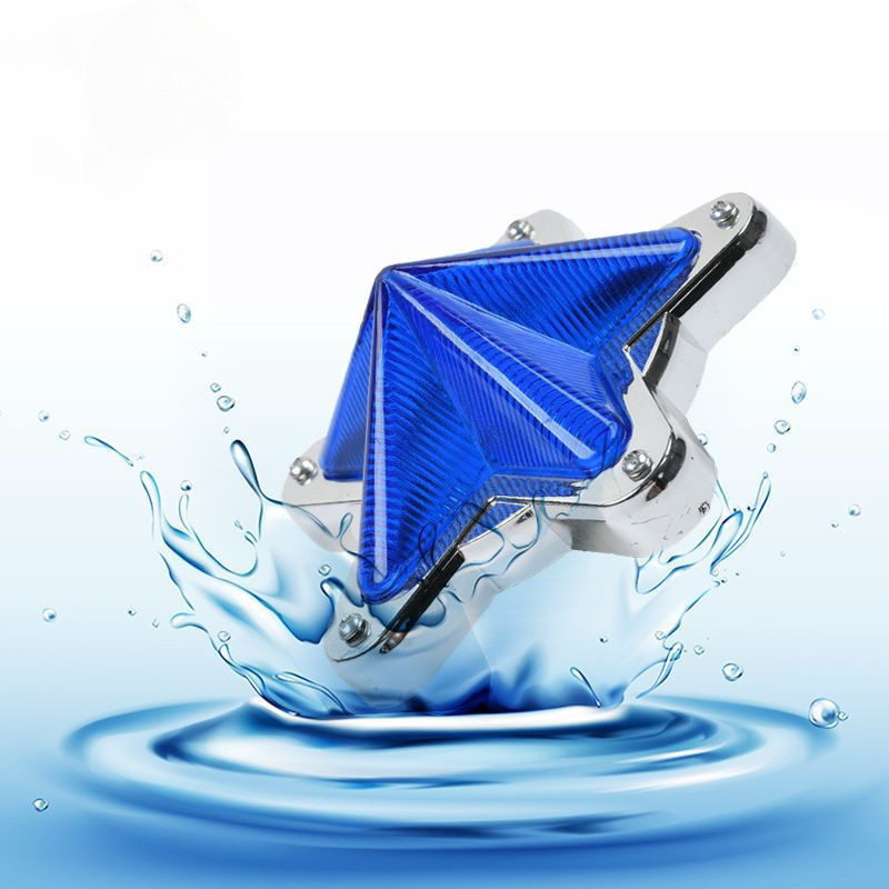 24V LED Star Side Marker Light Blue Red Green Waterproof Warning Light ...