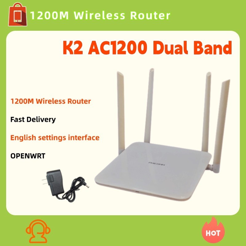 Second Hand PHICOMM K2 AC1200 OpenWRT Wireless Router 5.8G&2.4G Dual ...