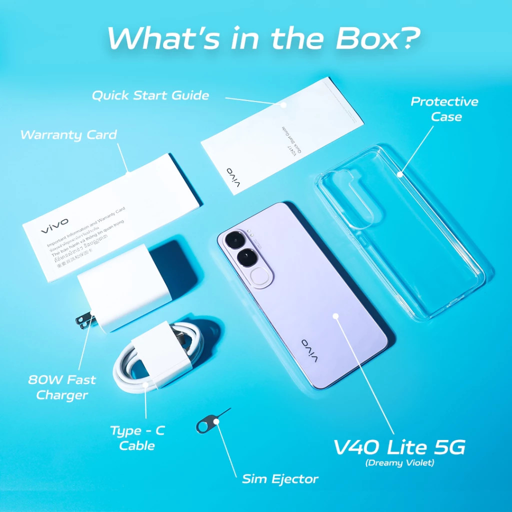 V40 LITE 5G 8GB(+8GB) RAM+256 ROM | 64MP Ultra-Clear Camera, Ultra-Slim ...