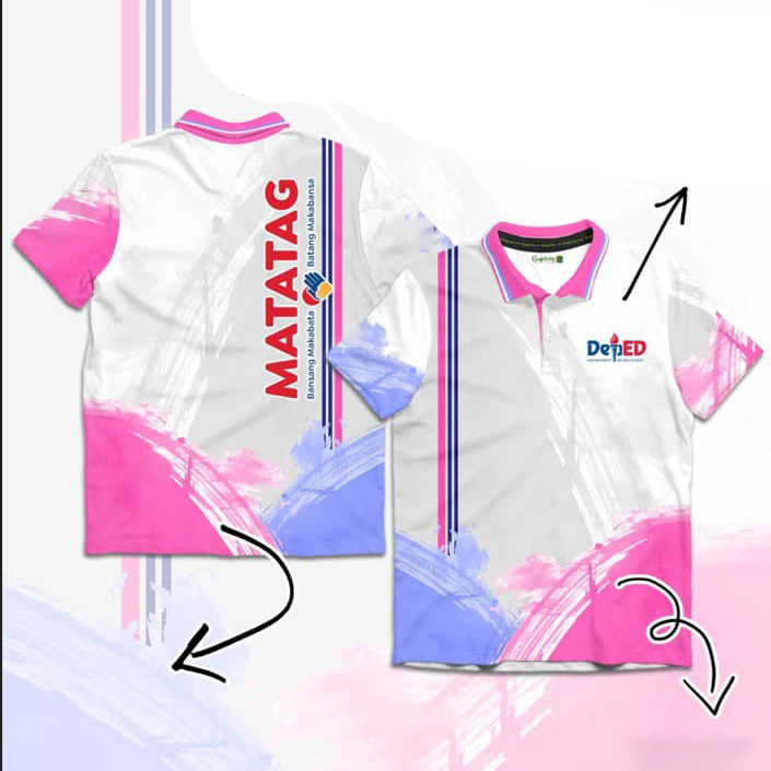 DEPED MATATAG POLO UNIFORM FULL SUBLIMATION POLO-Shirt FOR WOMEN AND ...