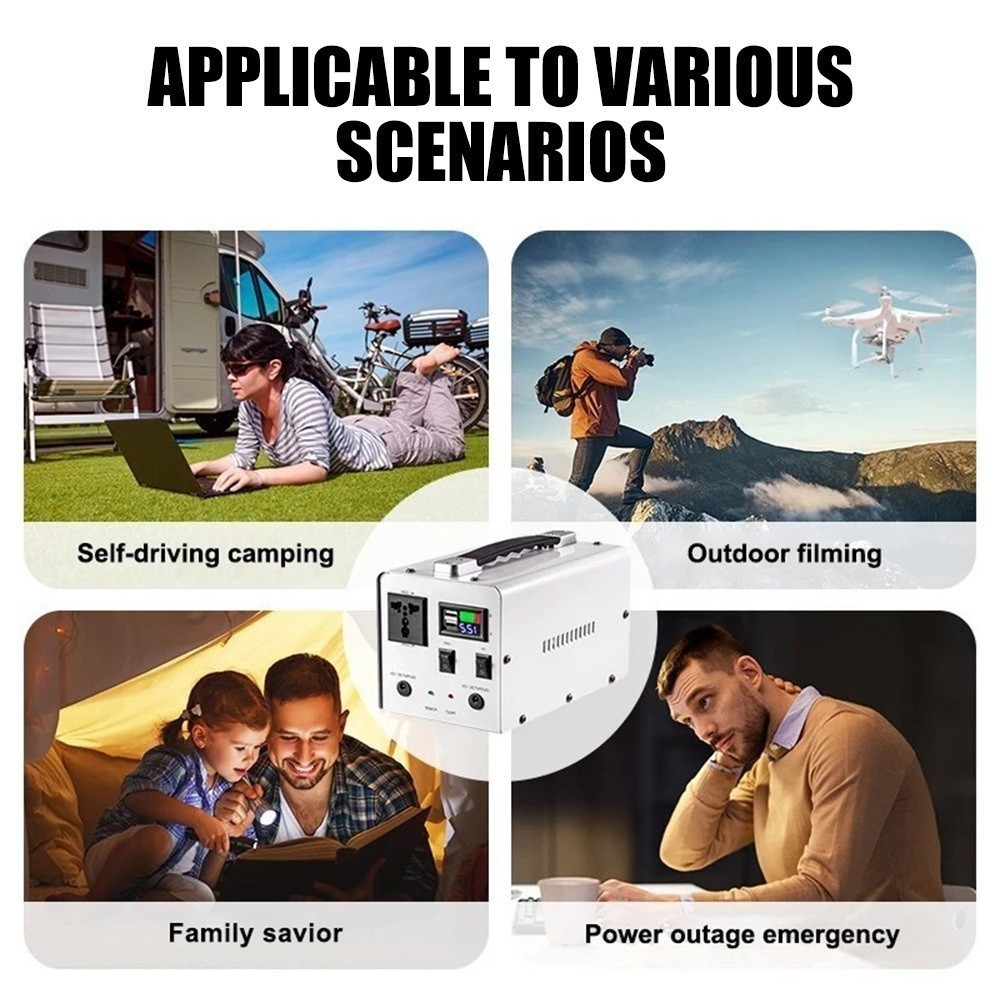 Moketa 400W Power Station 220V Portable 78800mAh Solar Generator Big ...