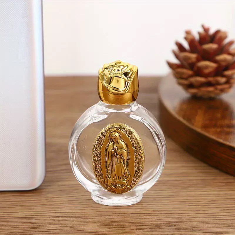 Blessing Glass Bottle for Holy Water (7cm) St Benedict St. Joseph ...