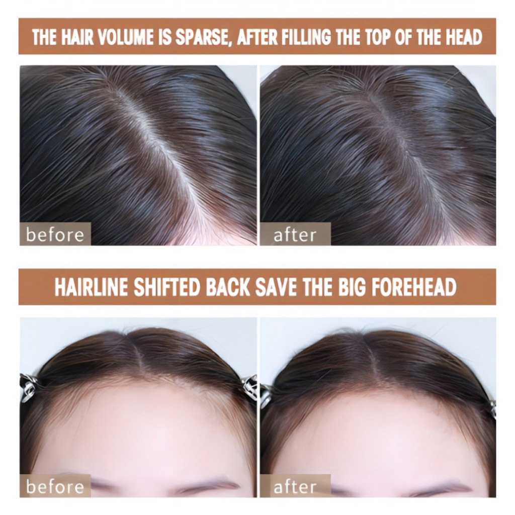 Waterproof Hairline Shadow Powder Forehead Sparse Edge Shading Filling ...