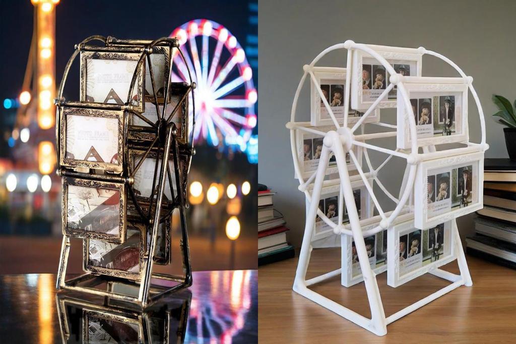 NTA 360 Degree Rotating Frame Rotating Photo Display 16-photo Rotating ...