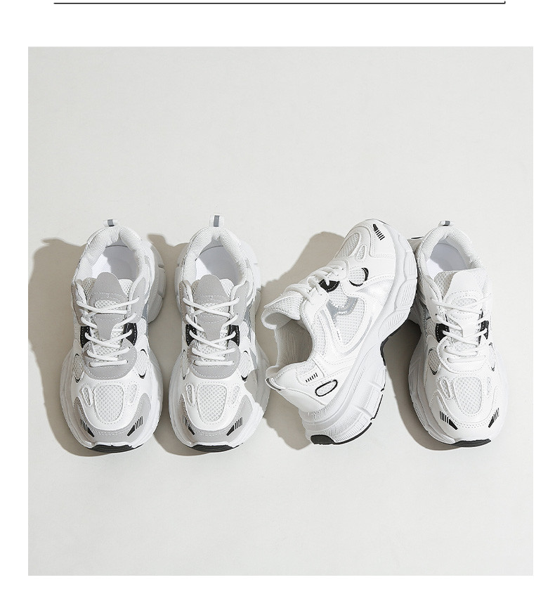[Buy 1 Take 1] YOTO Korean White Shoes For Women Chunky Casual Sneakers ...