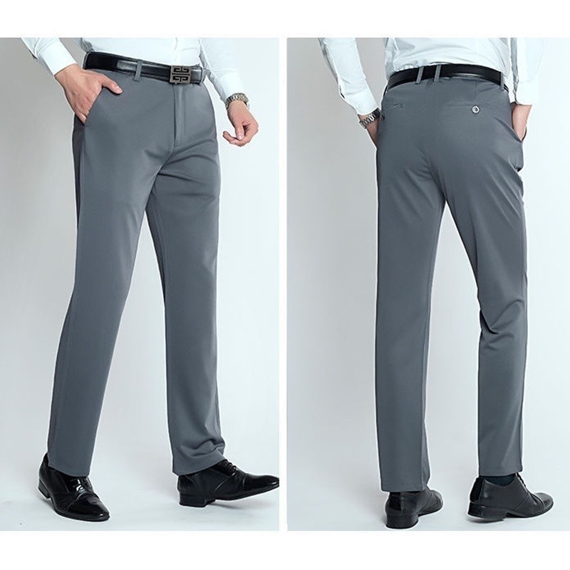 CEO Men's Formal Business Black Slacks Pants Local Delivery High ...