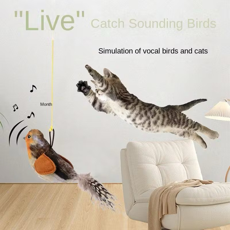 Pop Cat-Teasing Artifact Cat Toy Self-Amusement Cat Dog Toys Simulation ...