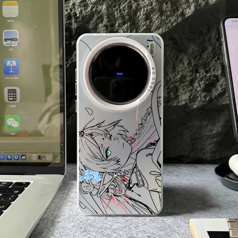 Frieren Micro Matte Phone Case for Vivo X300 Pro X200 Ultra X200 Pro ...