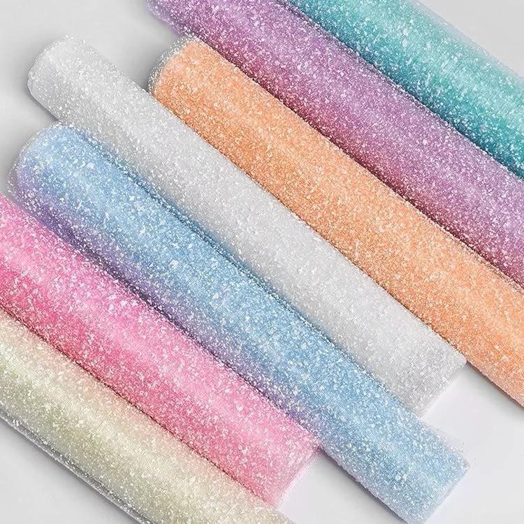Snow Dot Gauze Bouquet Packaging Material 50cm x 4yds High-Quality Snow ...