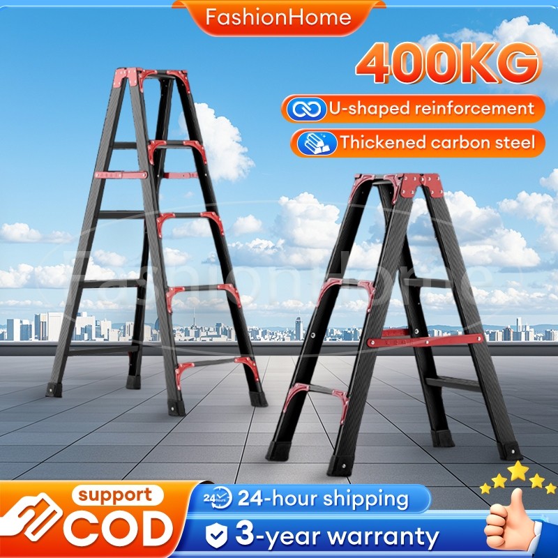 Ladder Foldable Aluminum heavy duty load 450KG 4/5/6/7 step ladder Anti ...