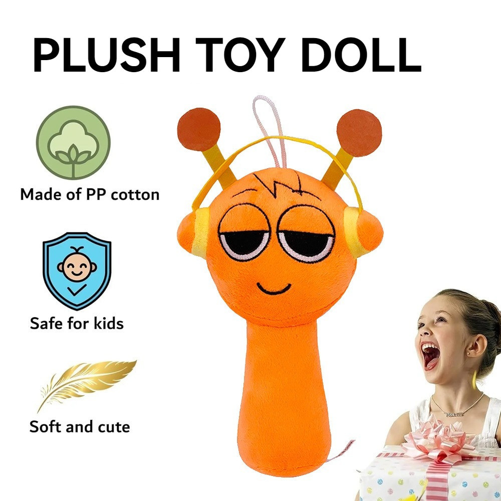 Plushie Music Stuffed Doll Raddy Sprunki Horror Soft Game Toy Doll ...