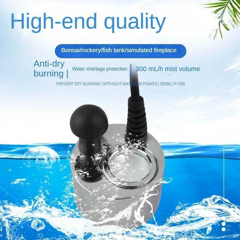 X 300Ml/H Copper Single 1 Dc24v Ultrasonic Atomizer For Water Pool ...