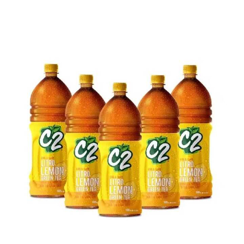 C2 GREEN TEA- LEMON 1L x pack of 5 Latest Validity Period | Shopee ...