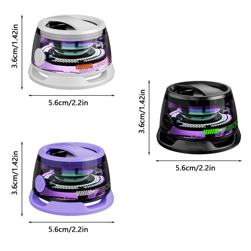 Magnetic Bluetooth Speaker Wireless Portable Mini Speaker with RGB ...