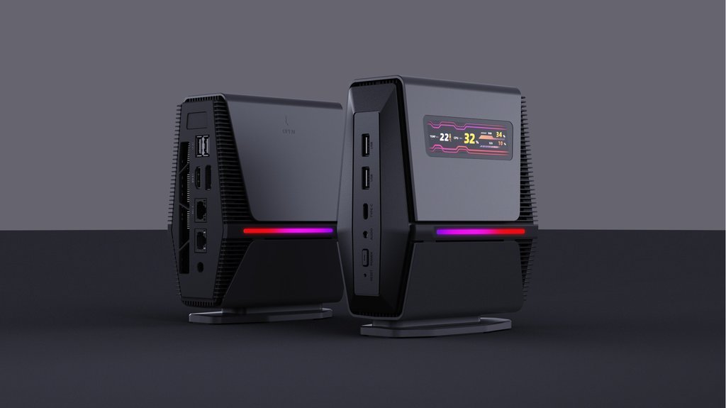 SZBOX Screen S88 8845HS AMD Ryzen™ 7 780M Dual DDR5 MINI PC 2.5Gb LAN*2 ...