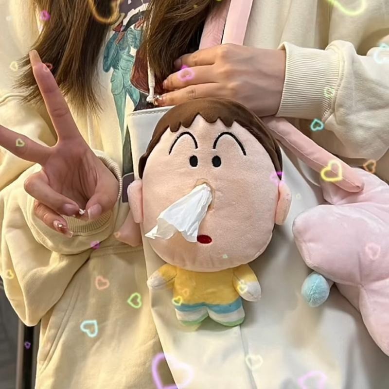 Anime Crayon Shin-Chan Tissue Box Originality Plush Funny Design Plush ...
