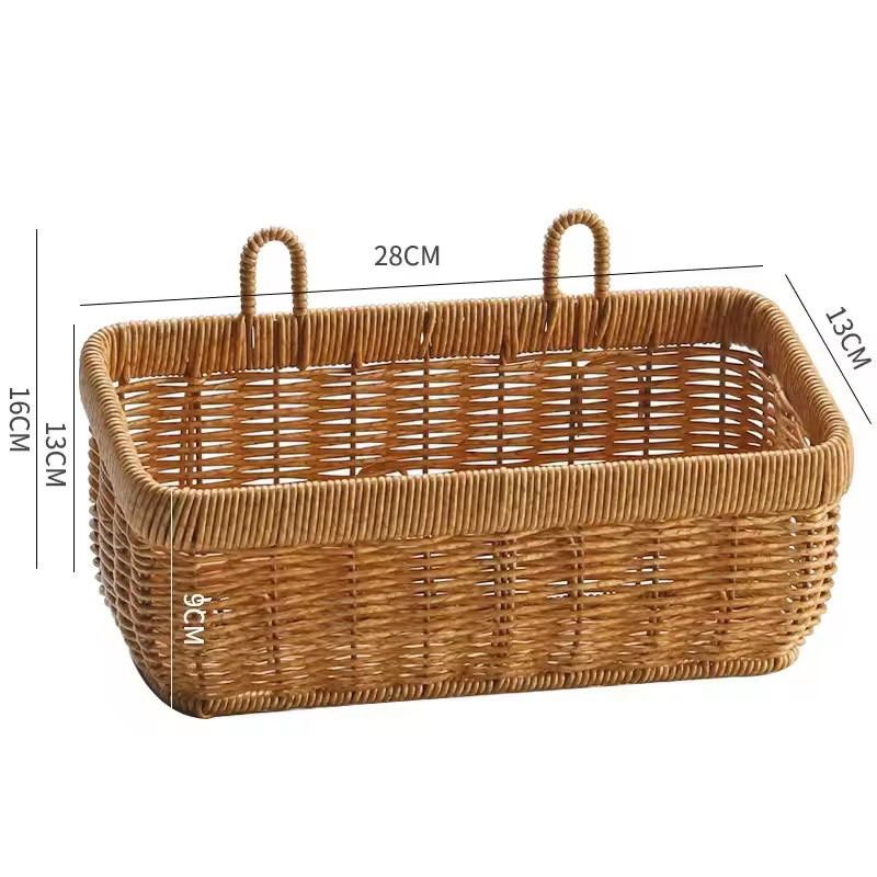 Woven Plastic Storage Basket For Ginger, Vegetables And Garlic. Vintage ...